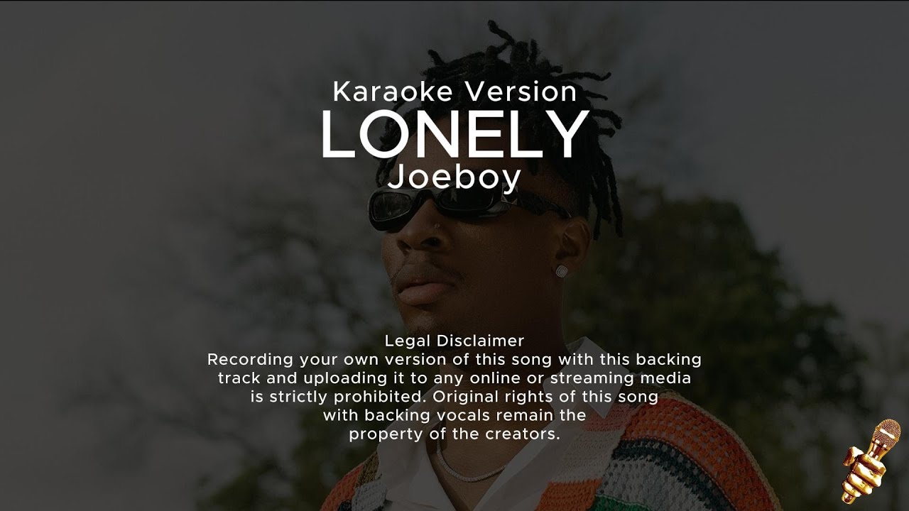 Joeboy - Lonely (Karaoke Version) - YouTube