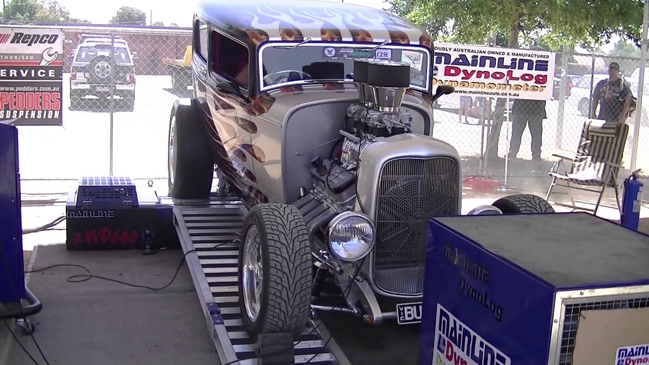 Mainline dyno challenge - big block hot rod blown springnats 2012 - YouTube