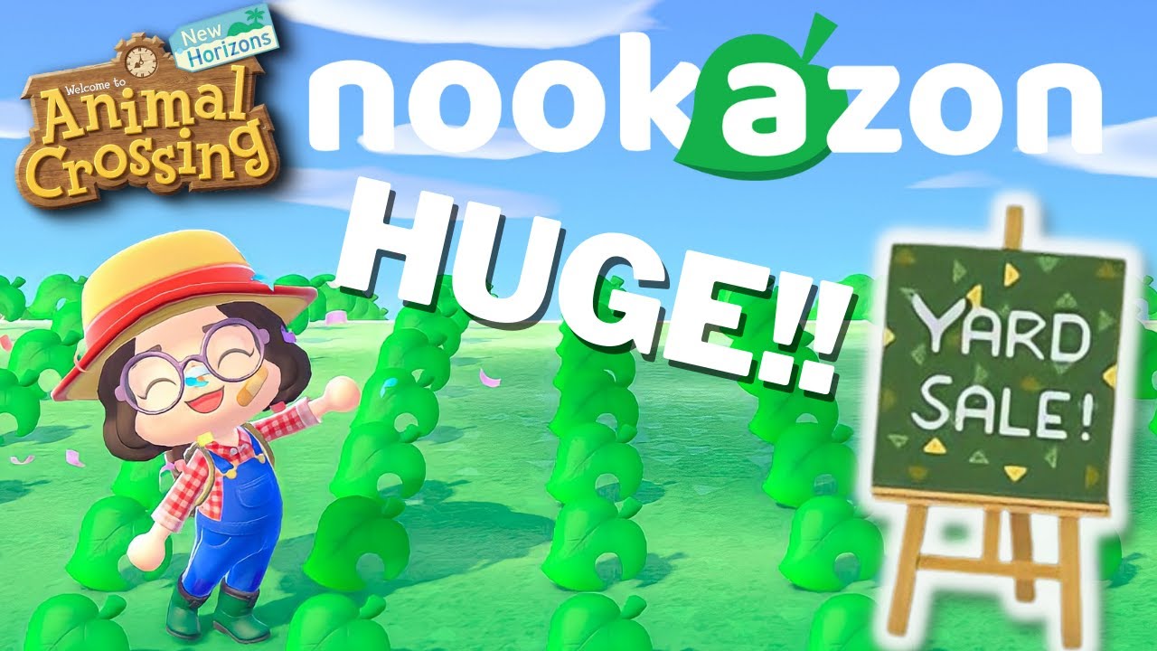 hosting a HUGE yard sale on Nookazon! - YouTube