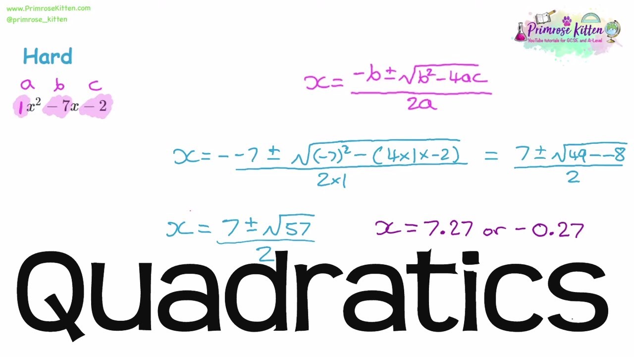 Solving Quadratics | Revision for Maths A-Level and IB - YouTube