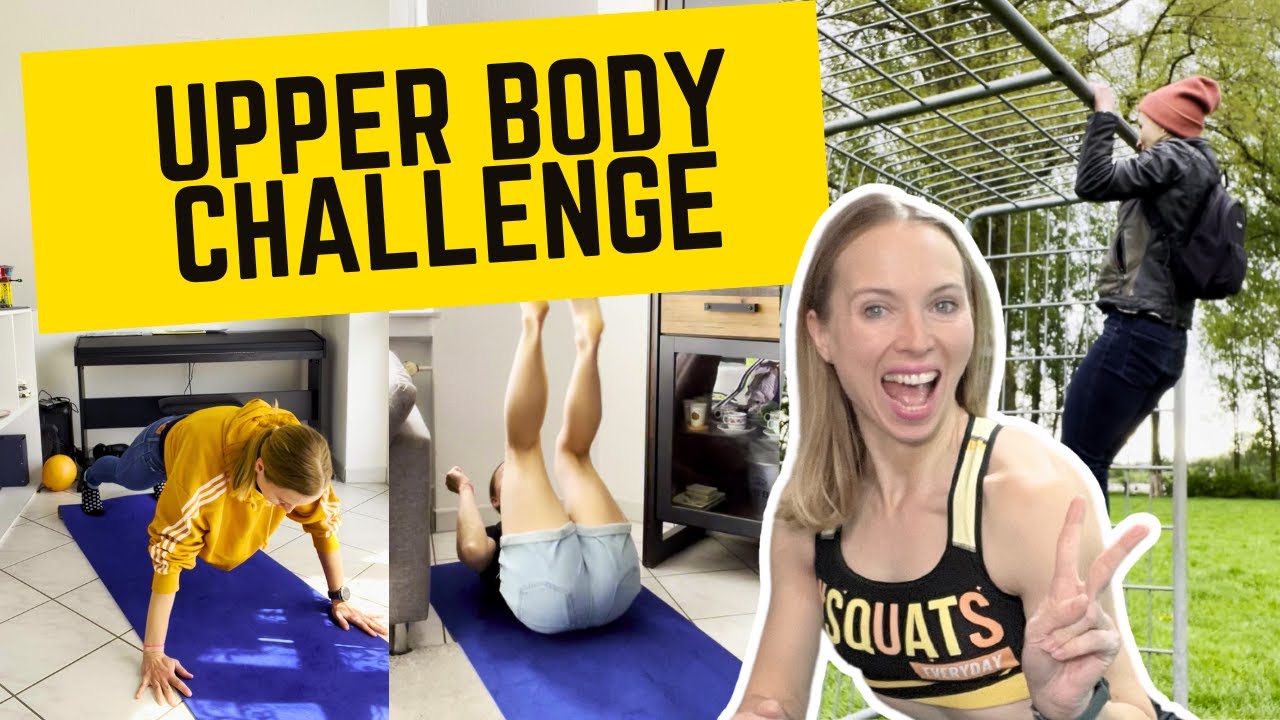 Upper Body Challenge: Push-Ups, Pull-Ups, and Roll-Ups - 30 Day ...