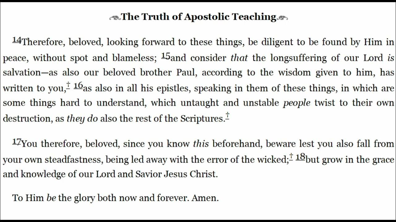 2nd Peter Chapter 3 Whole Counsel Of God YouTube 2nd-peter-chapter-3-whole-counsel-of-god-youtube