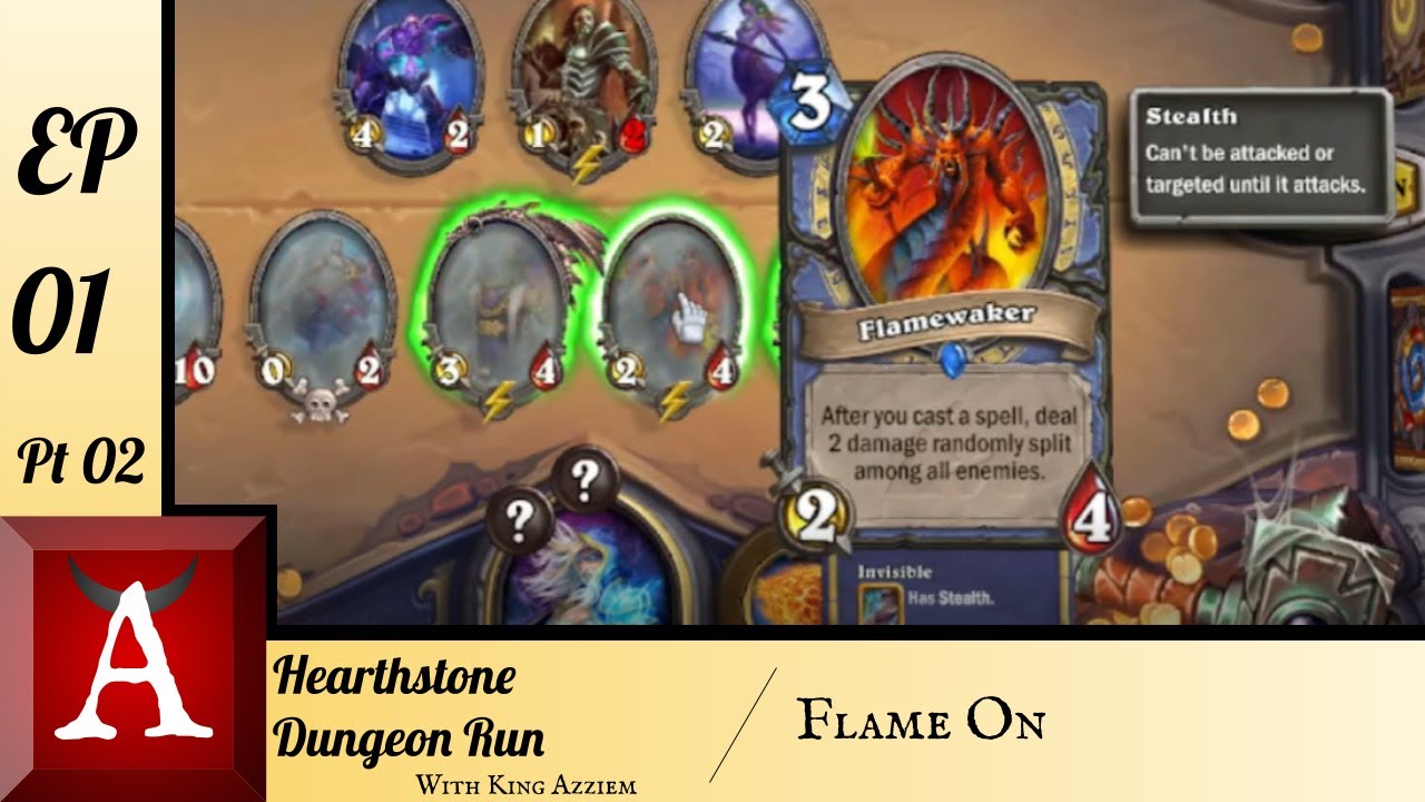 Hearthstone Dungeon Run | Episode 1 Part 2 | Flame On - YouTube