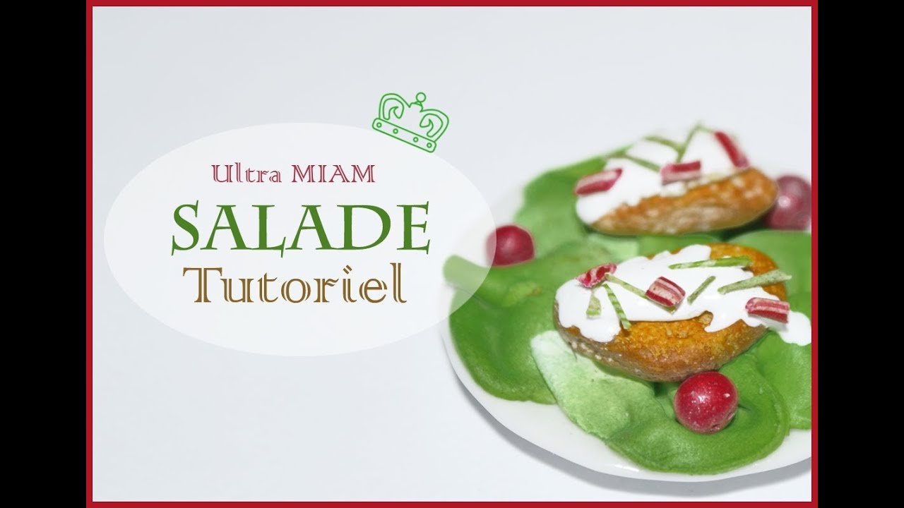 TUTO FIMO: Salade toast de chèvre/ Tutorial Salad toast goat - YouTube