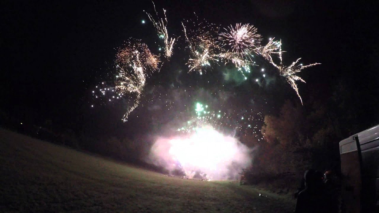 New ash green fireworks display first half of show - YouTube