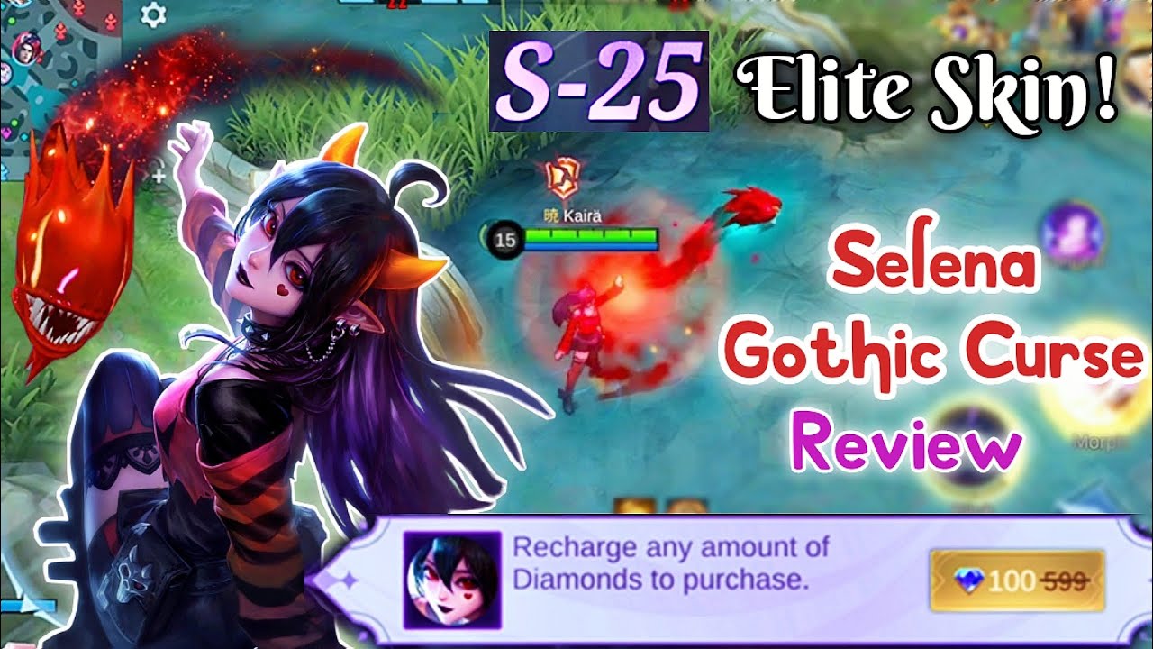 SELENA GOTHIC CURSE SKIN IS SO ATTRACTIVE! ️😳New Limited Elite Skin ...