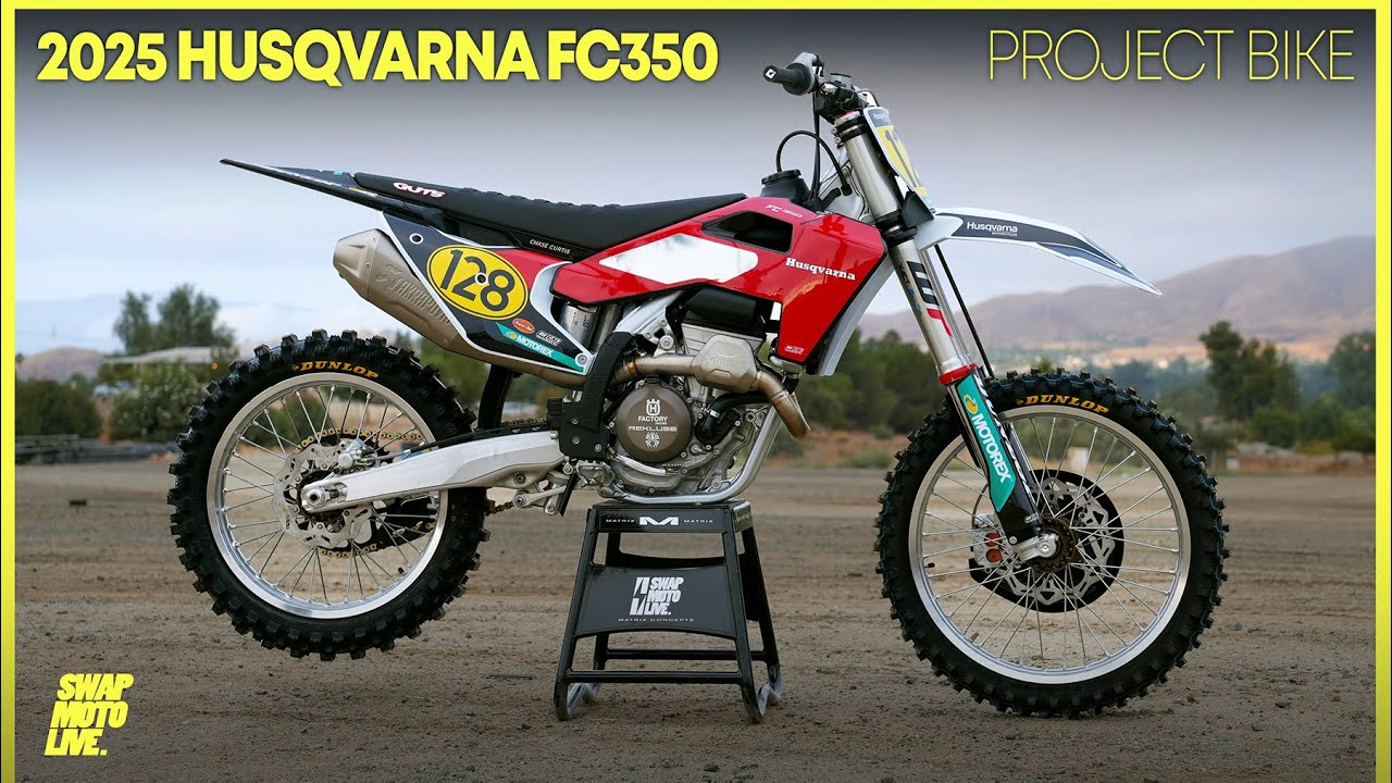We Ride our 2025 Husqvarna FC 350 Project Bike! - YouTube