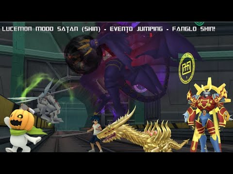 Lucemon Modo Satan (Shin) - Evento Jumping! Fanglo Shin! - YouTube