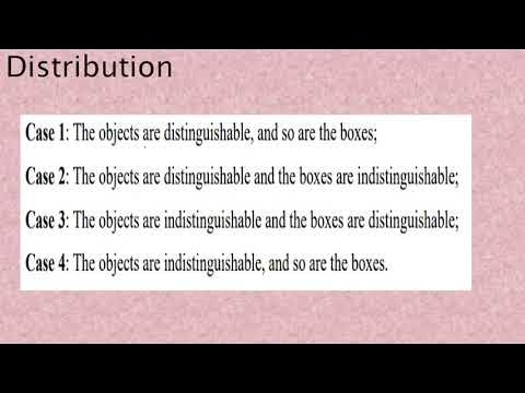 Distribution || MCS-013 (DISCRETE MATHEMATICS)BLOCK-2( BASIC COMBINATORICS) UNIT-7 - YouTube