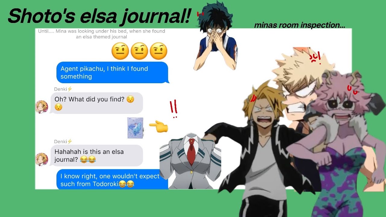 Shoto's Elsa journal... || Minas room inspection || Ange chiin - YouTube