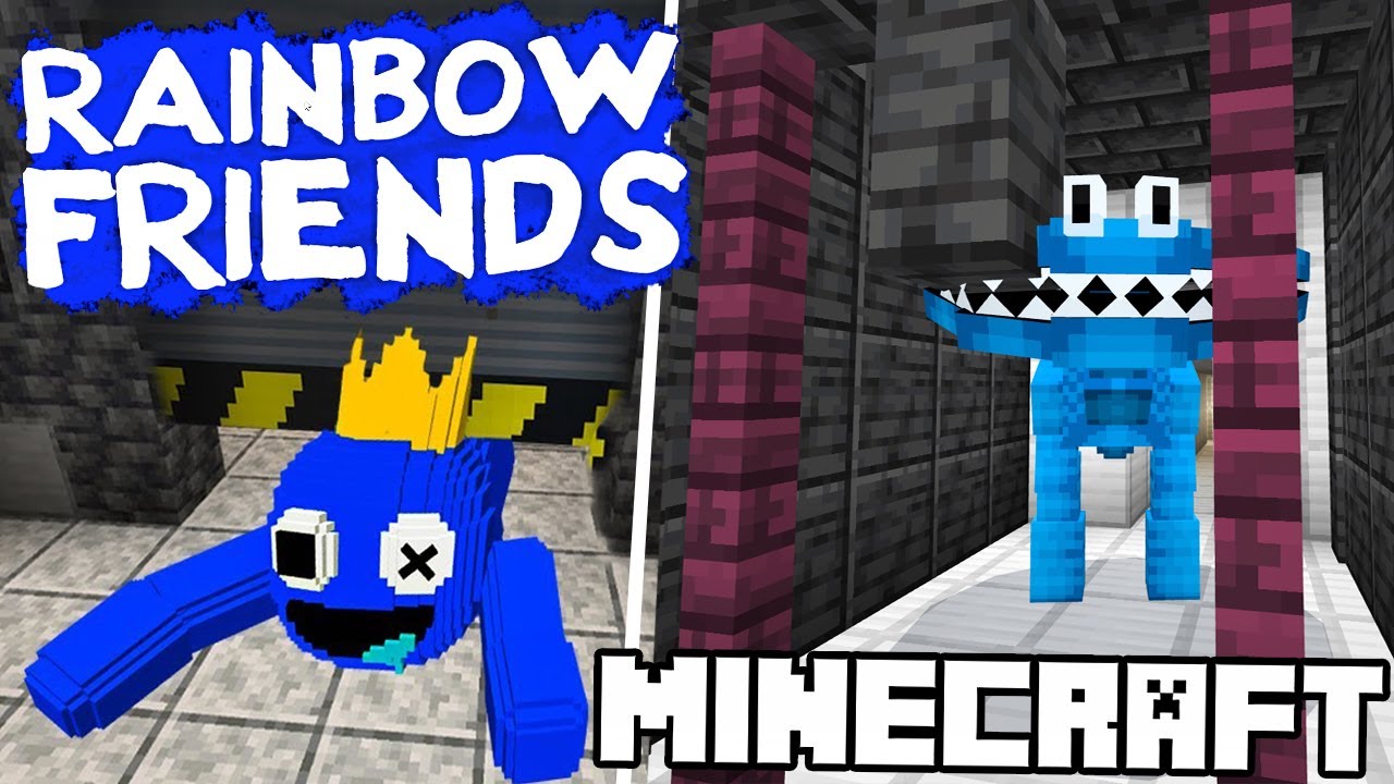 RAINBOW FRIEND CHAPTER 2 vs Minecraft - Roblox RF - ADDON - mod - YouTube