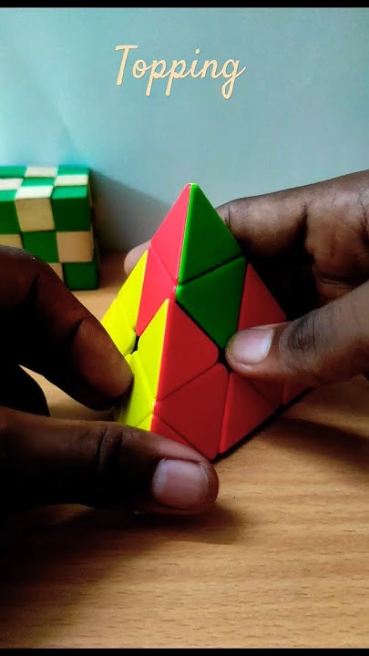 Topping in Pyraminx cube | cube topping | pyraminx cube | #rubiks #pyramix #memes #cubes # ...