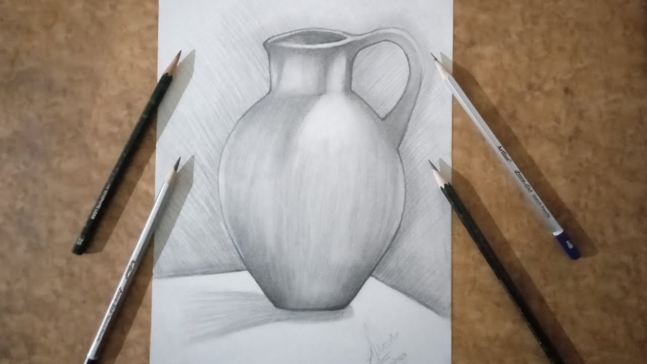 Still Life Simpal Drawing - YouTube
