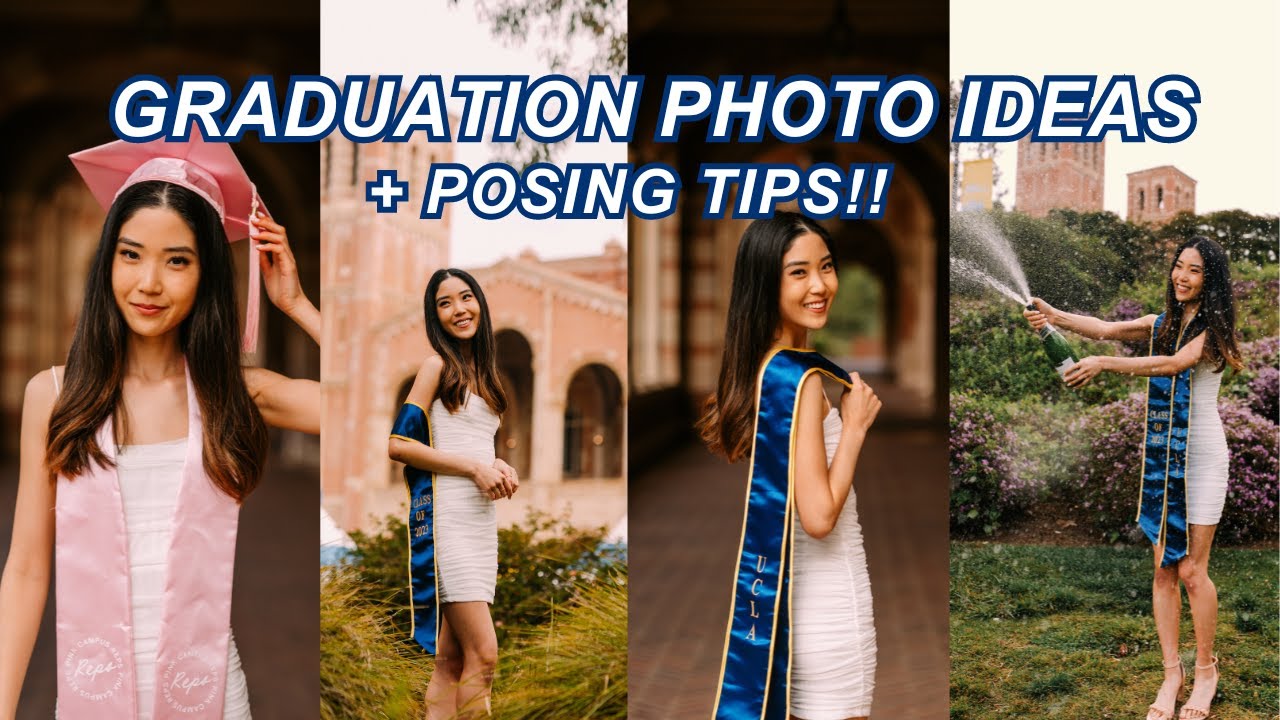 GRADUATION PHOTO IDEAS & POSING TIPS!! 🎓 - YouTube