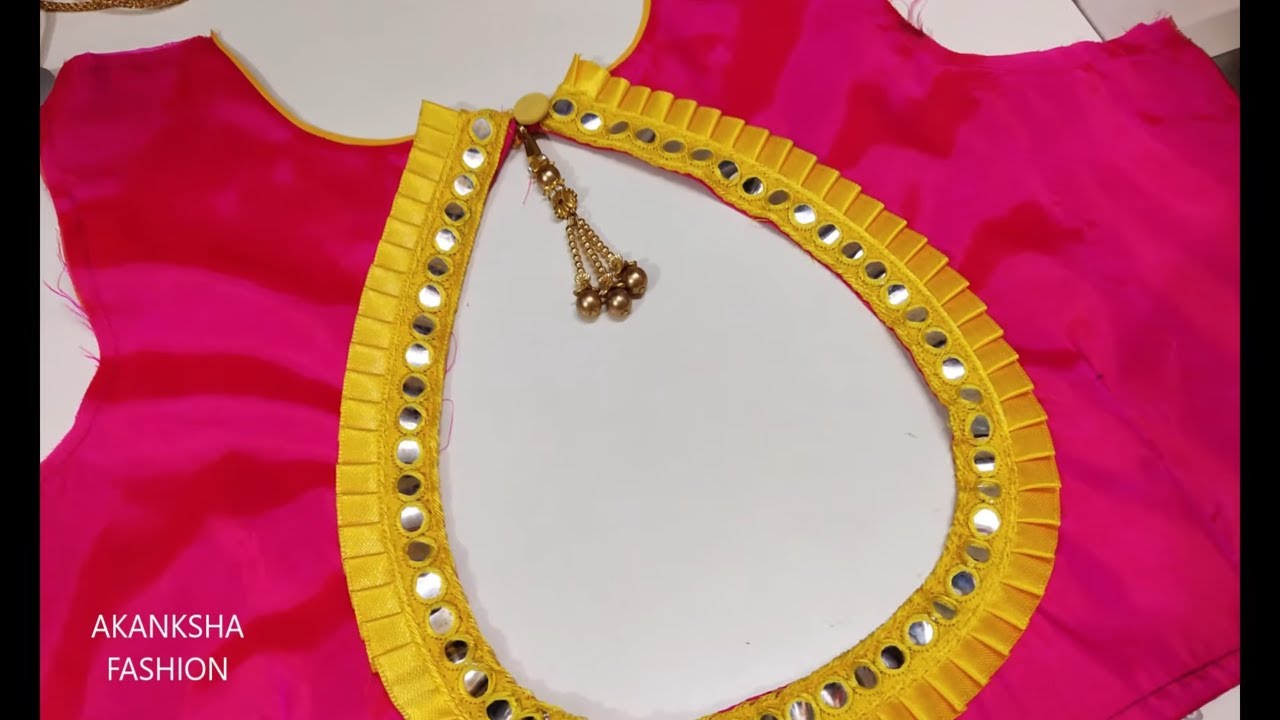 Simple And Easy Blouse Design - YouTube