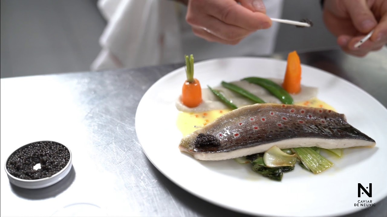 Christophe MAURY // Truite et Caviar de Neuvic // Restaurant l'Hôtel de ...