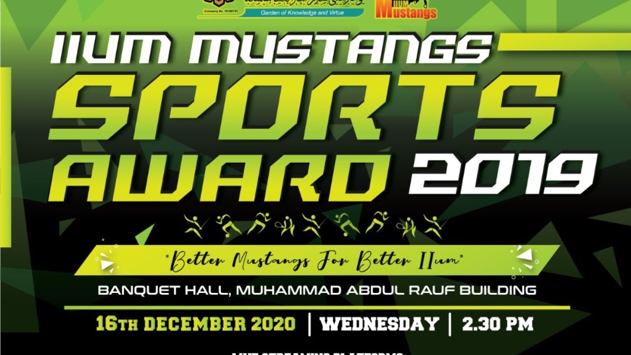 IIUM Mustang Sports Award 2019 - YouTube