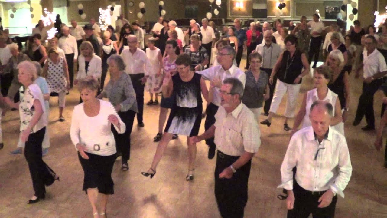 VALS A CAPRI Line Dance @ 2014 B&W BALL COPA DANCE in Deerfield Beach ...