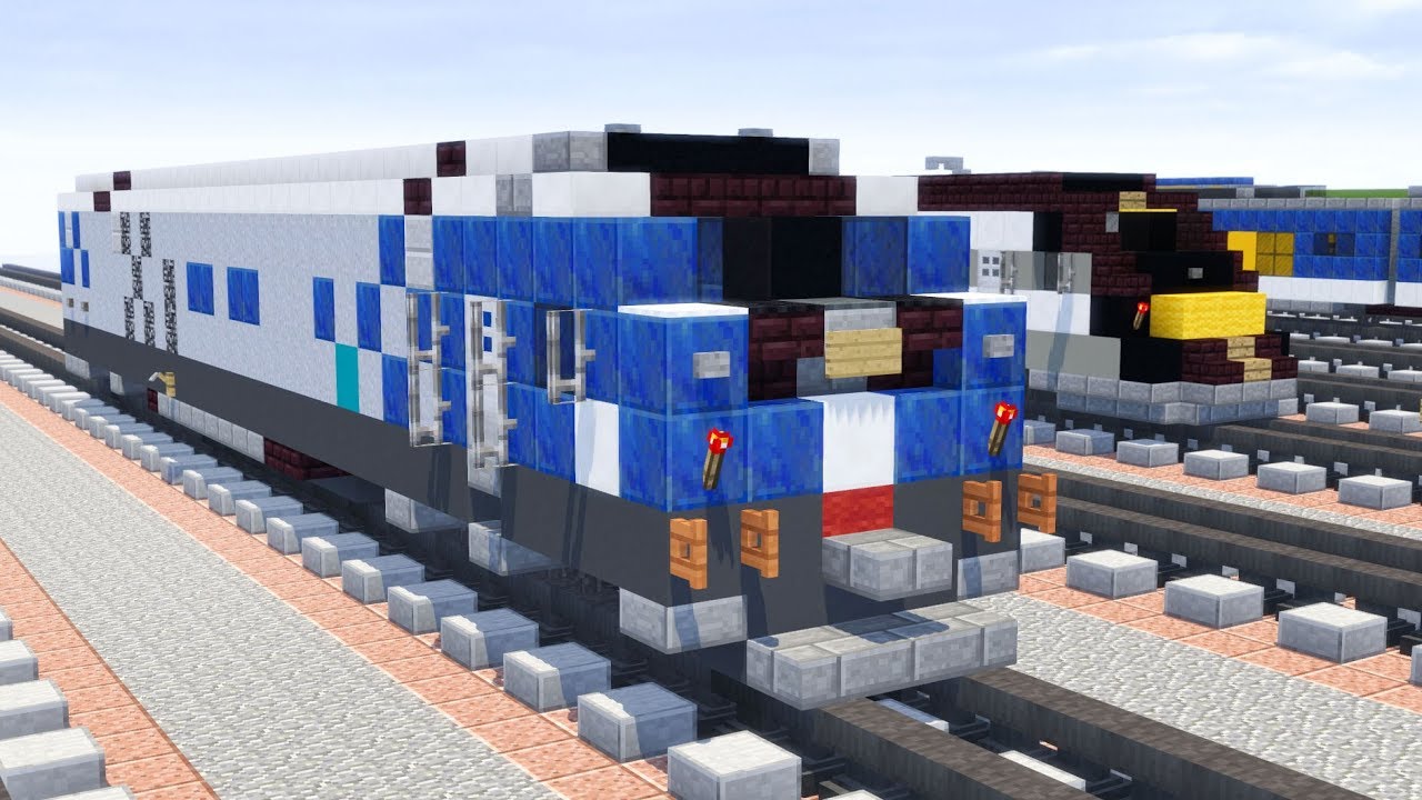Minecraft Amtrak Siemens SC-44 Charger Tutorial - YouTube