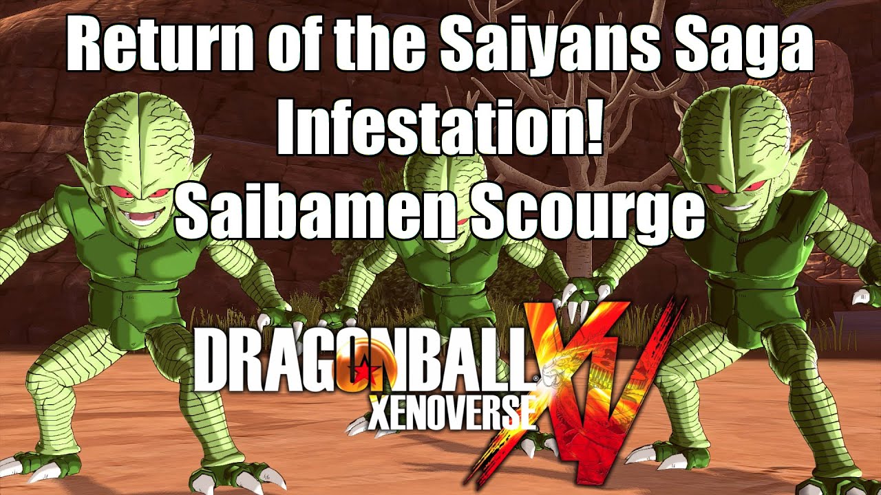 Dragon Ball Xenoverse Return of the Saiyans Saga Infestation! Saibamen ...