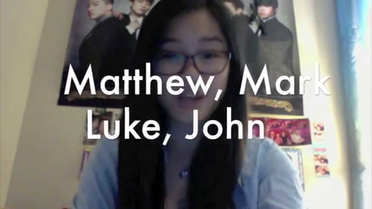 Books of the Bible: The New Testament (song for kids) - YouTube