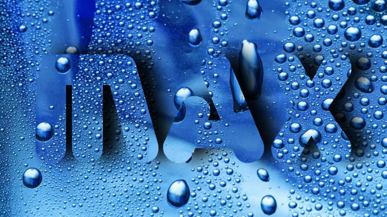 How to make water drop text logo with android mobile - PS Touch - YouTube