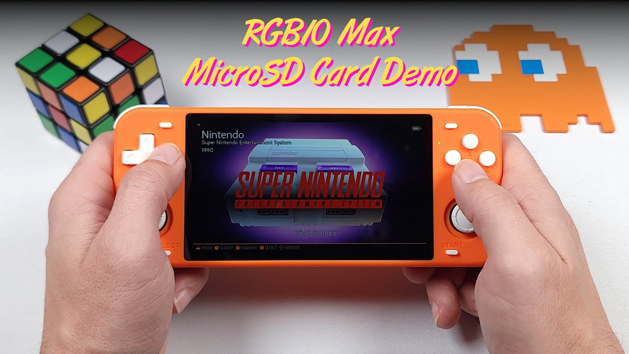 PowKiddy RGB10 Max 1 Plug&Play 20,000+ Games Emulation Station Micro SD ...