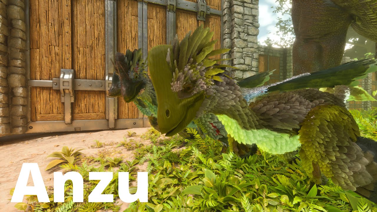 Nejlepší dinosaurus do jeskyně ( Anzu taming ) - Ark Survival Ascended ...