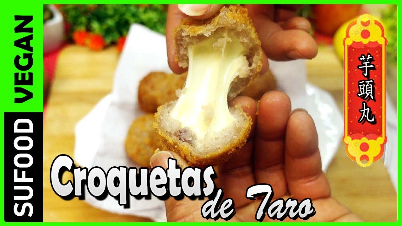 【Croqueta de Taro】Bolita de Ocumo Chino |Comida Taiwanesa|芋頭丸【SuFood ...