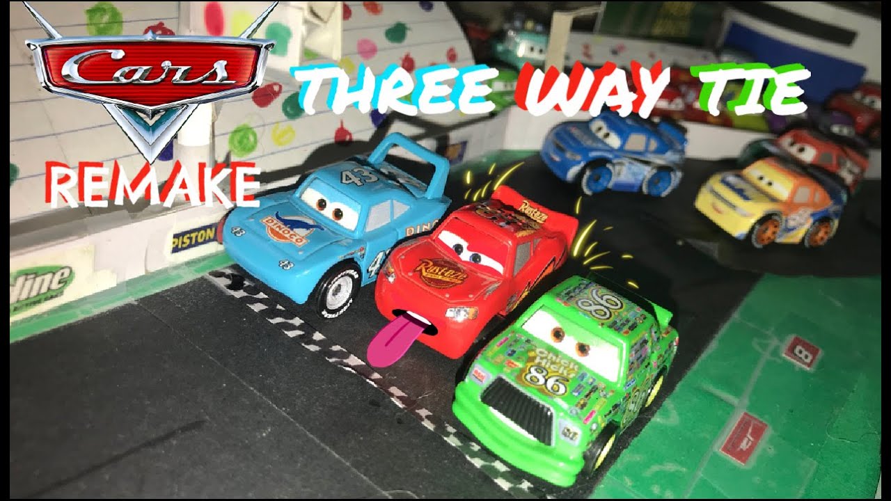 Cars - Three Way Tie Remake/Reenactment (Motor Speedway Of The South ...