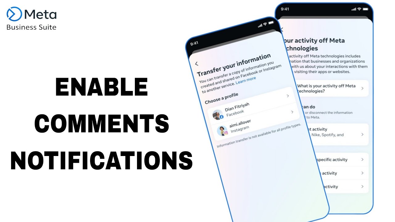 How To Enable And Turn On Comments Notifications On Meta Business Suite ...