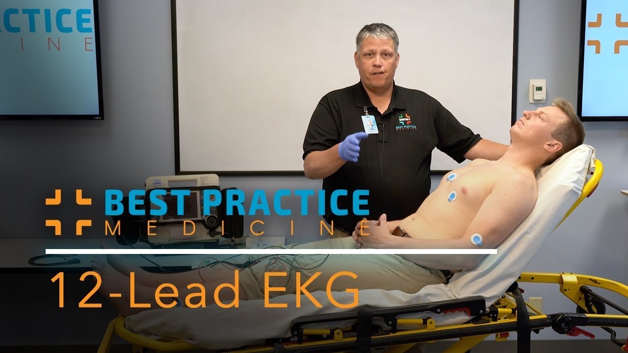 How to Place and Acquire a 12-Lead Diagnostic EKG - YouTube