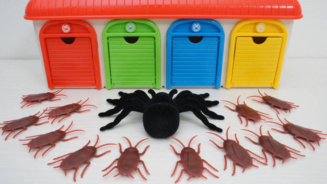 Disney Cars Spider-Man Thomas Tayo Little Bus Cockroach Monster Story ...