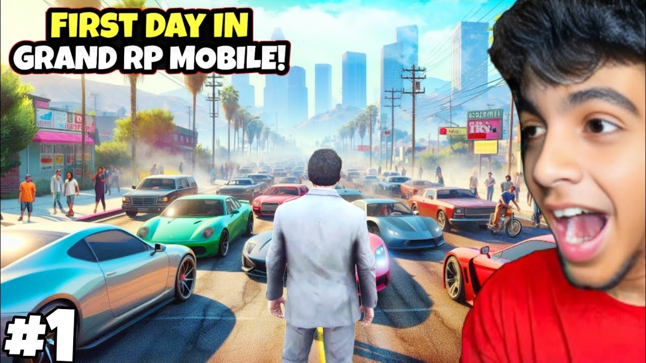 "GTA 5 ROLEPLAY on PHONE?! 🔥 Grand RP Mobile Gameplay" - YouTube