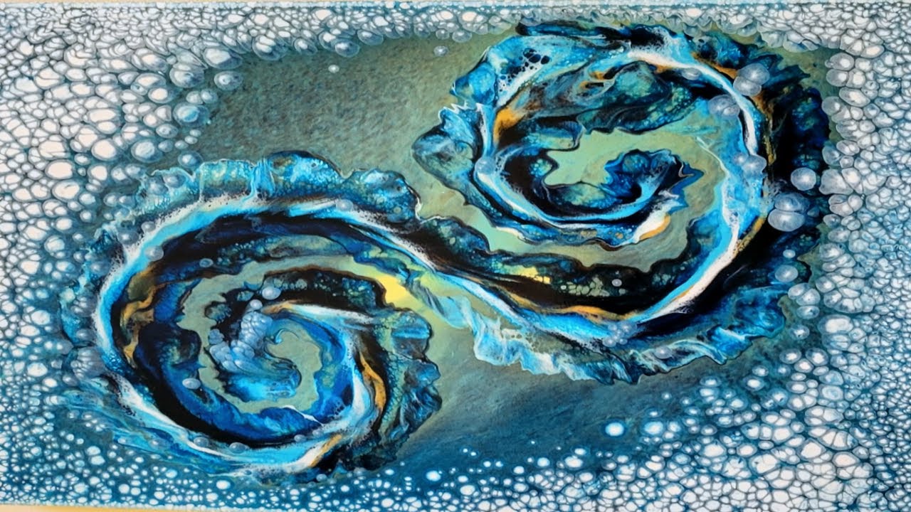 #13 PEARL CELLS GALORE AND DUTCH POUR - FLUID ART TUTORIAL - YouTube
