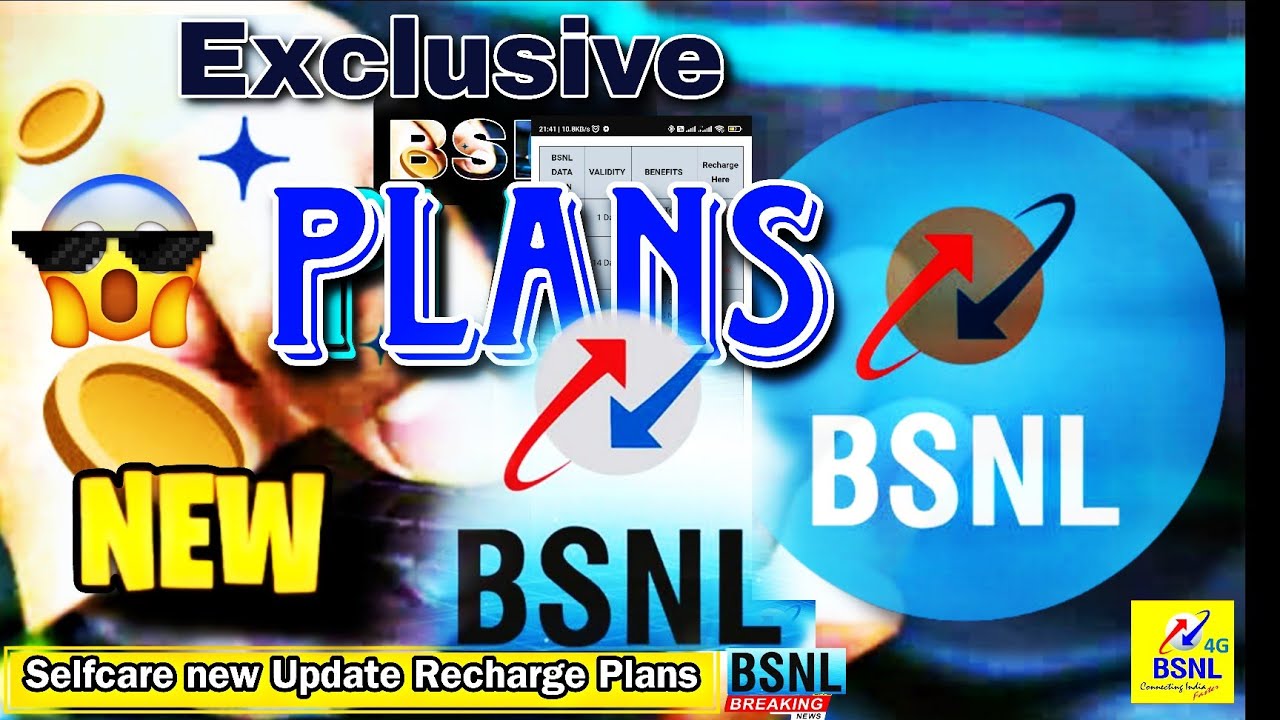 Exclusive BSNL Recharge Plans 2023 | BSNL Selfcare new Update Recharge ...