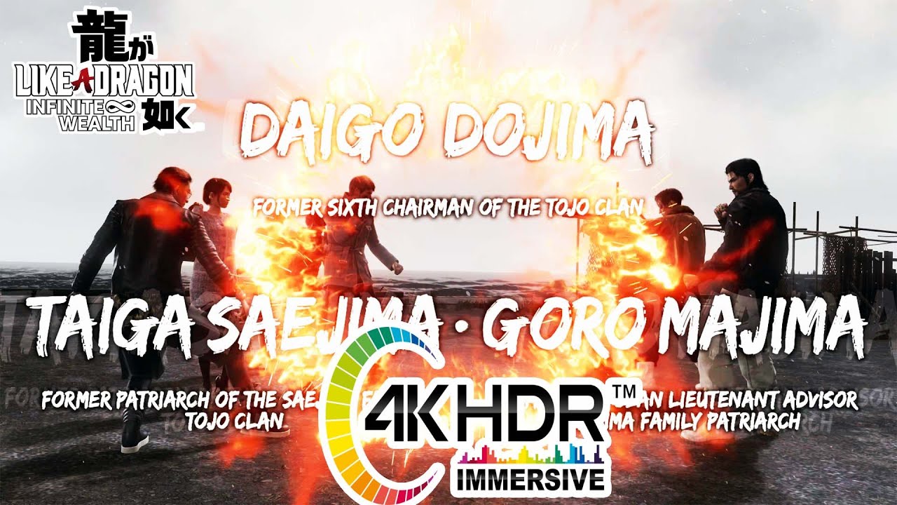 Like a Dragon Infinite Wealth gameplay 4K HDR Boss Battle Daigo Dojima ...