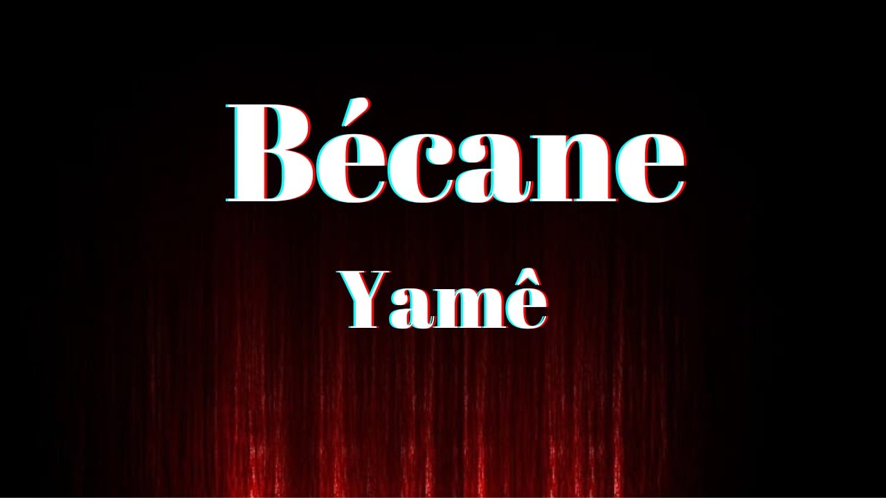 Yamê - Bécane (Lyrics Video) (A Colors Show) - YouTube