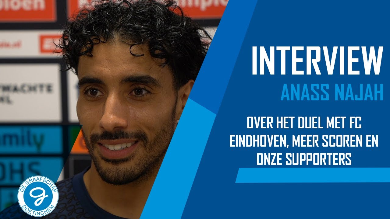 INTERVIEW | Anass Najah over de winstpartij tegen FC Eindhoven en het spelen op De Vijverberg ...