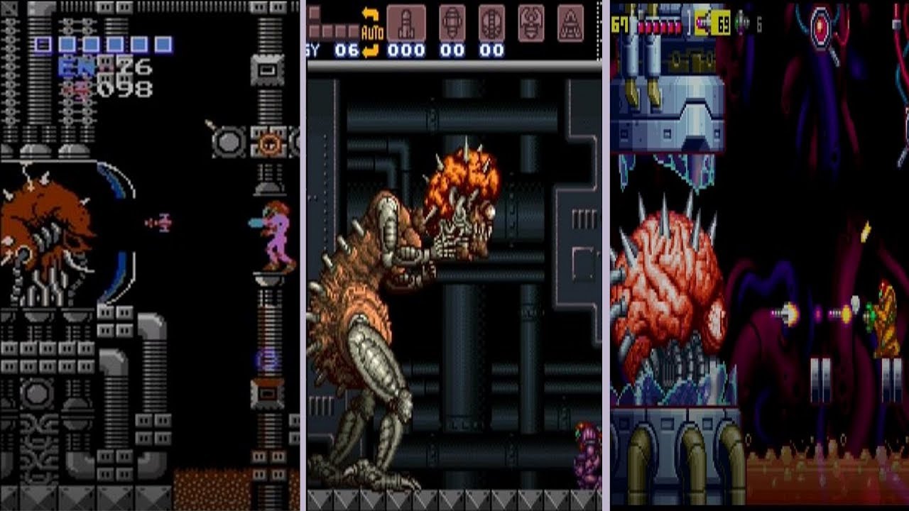 Evolution of Metroid Series: Mother Brain Battles (1986-2004) - YouTube