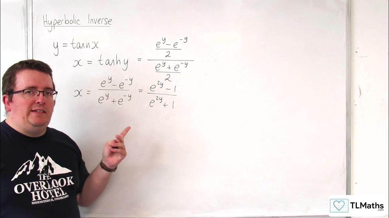 A-Level Further Maths H4-04 Hyperbolic Inverse: Logarithmic Form of y ...
