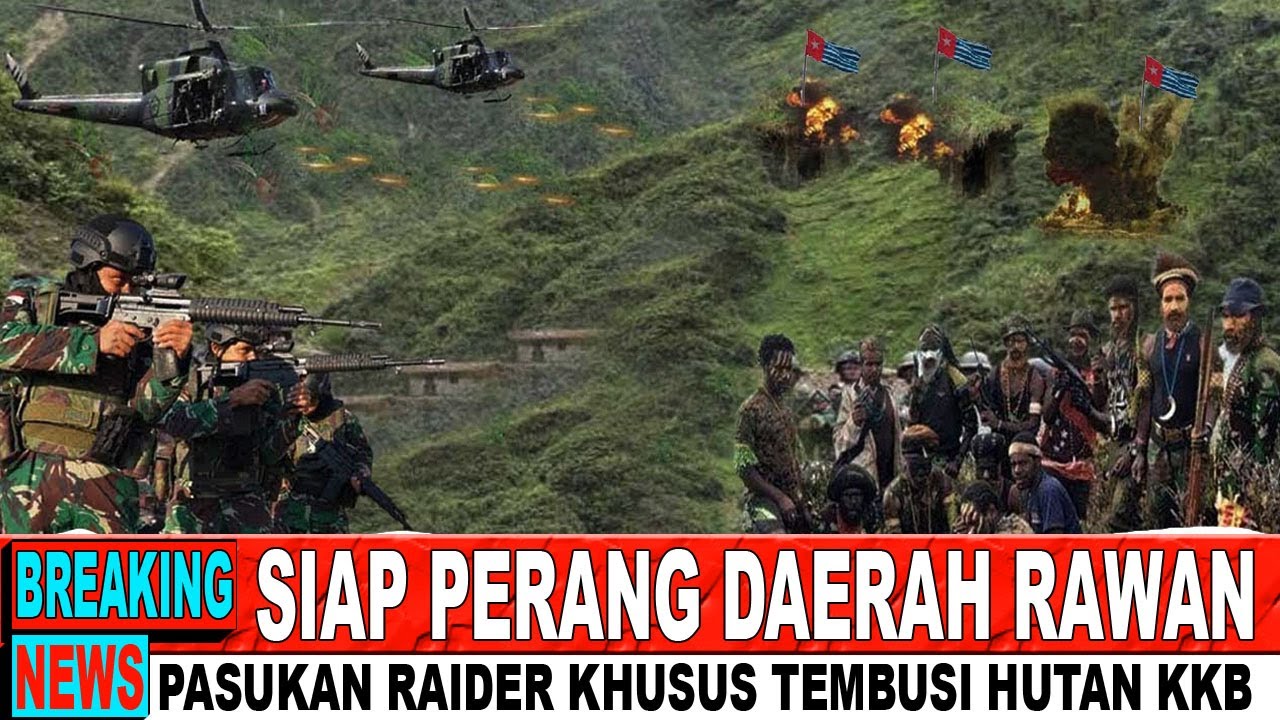 GEMPAR! SIAP PERANG DAERAH RAWAN PASUKAN RAIDER KHUSUS TEMBUSI HUTAN KK ...