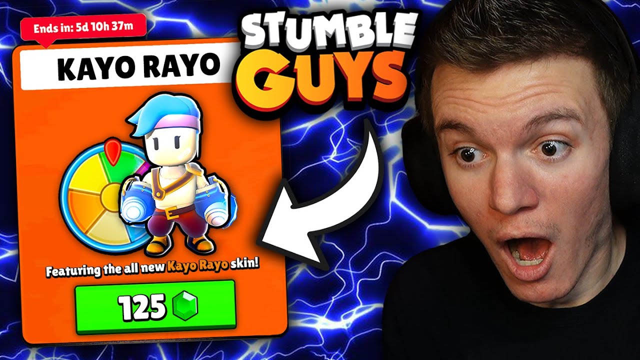SPINNING THE NEW *KAYO RAYO* WHEEL IN STUMBLE GUYS! - YouTube