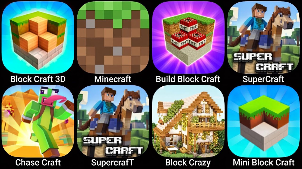 Block Craft 3D,Minecraft,Build Block Craft,SuperCraft,Chase Craft ...