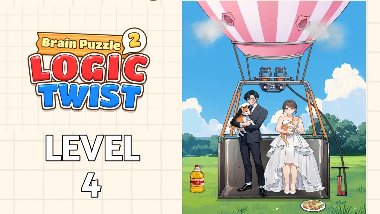 Brain Puzzle 2 Logic Twist Level 4 |Romantic Balloon| Walkthrough ...