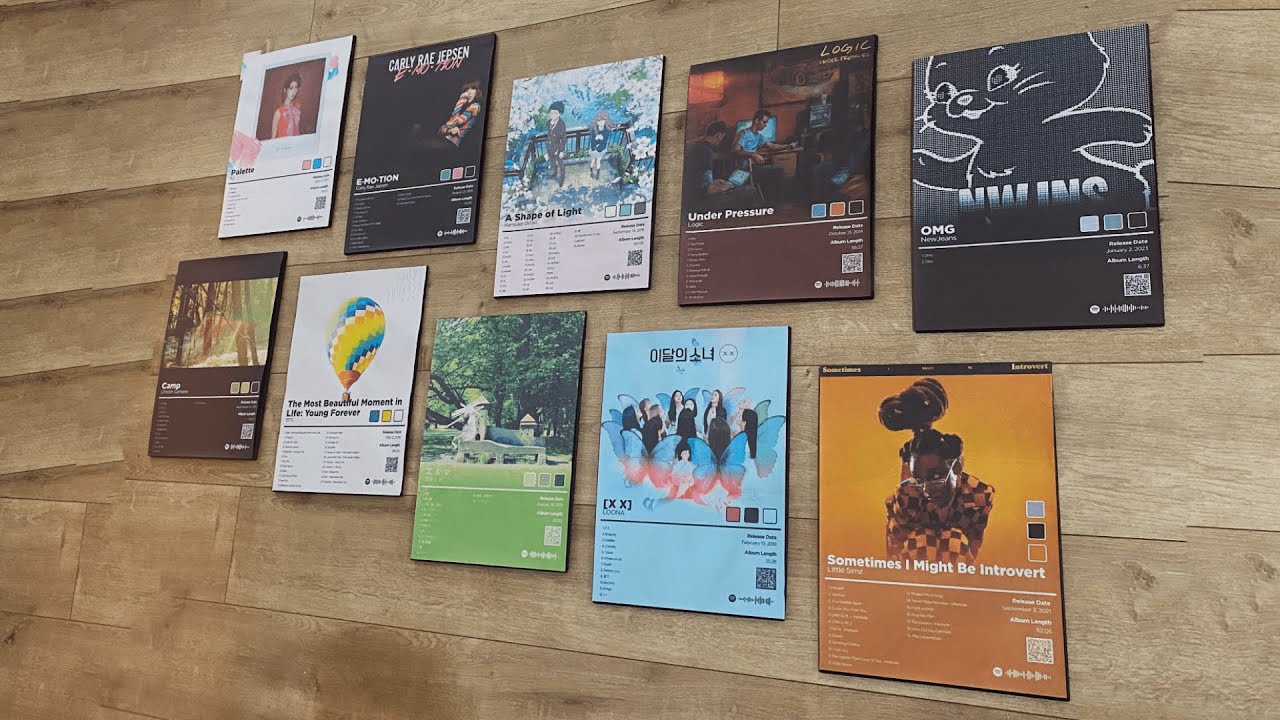 The ULTIMATE CHEAP DIY Album Wall - YouTube