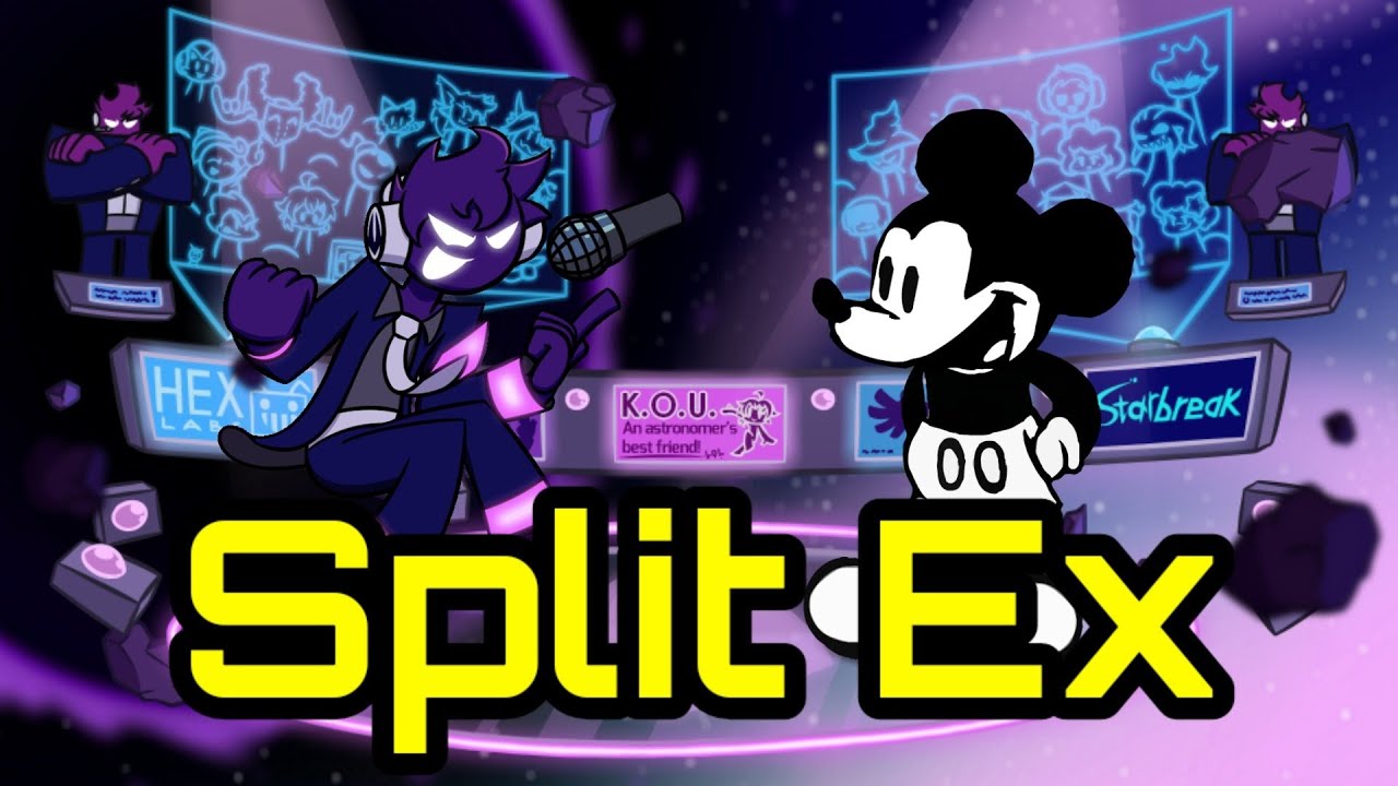 Fnf Split Ex But Void And Mickey Sings It - YouTube