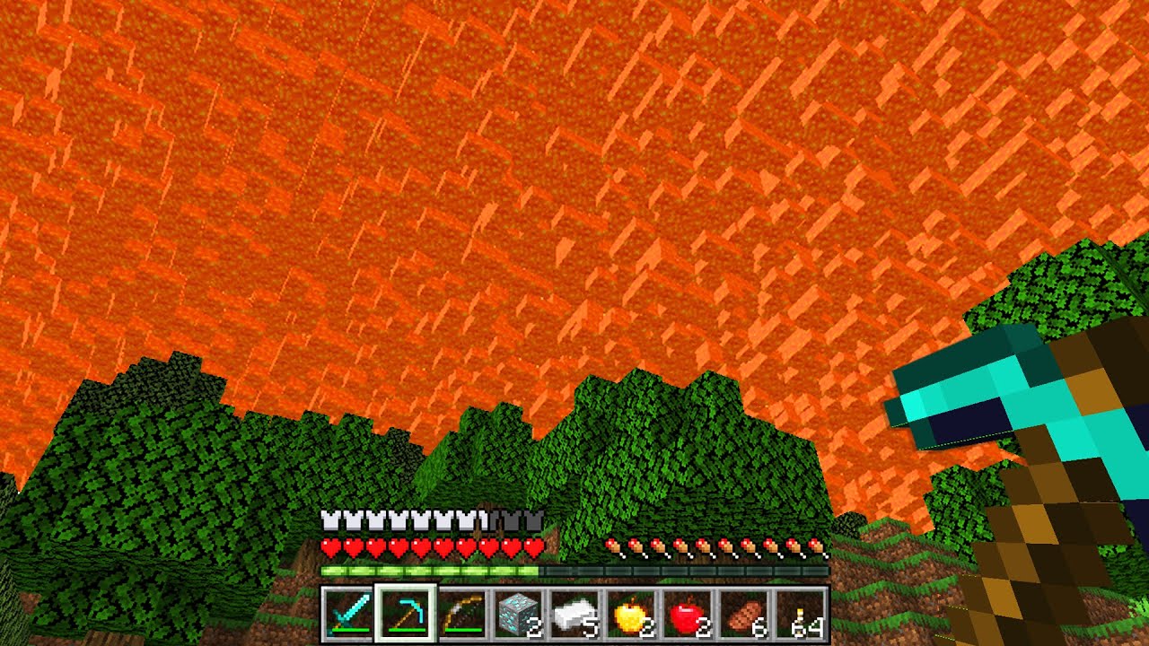 Lava Fall Minecraft