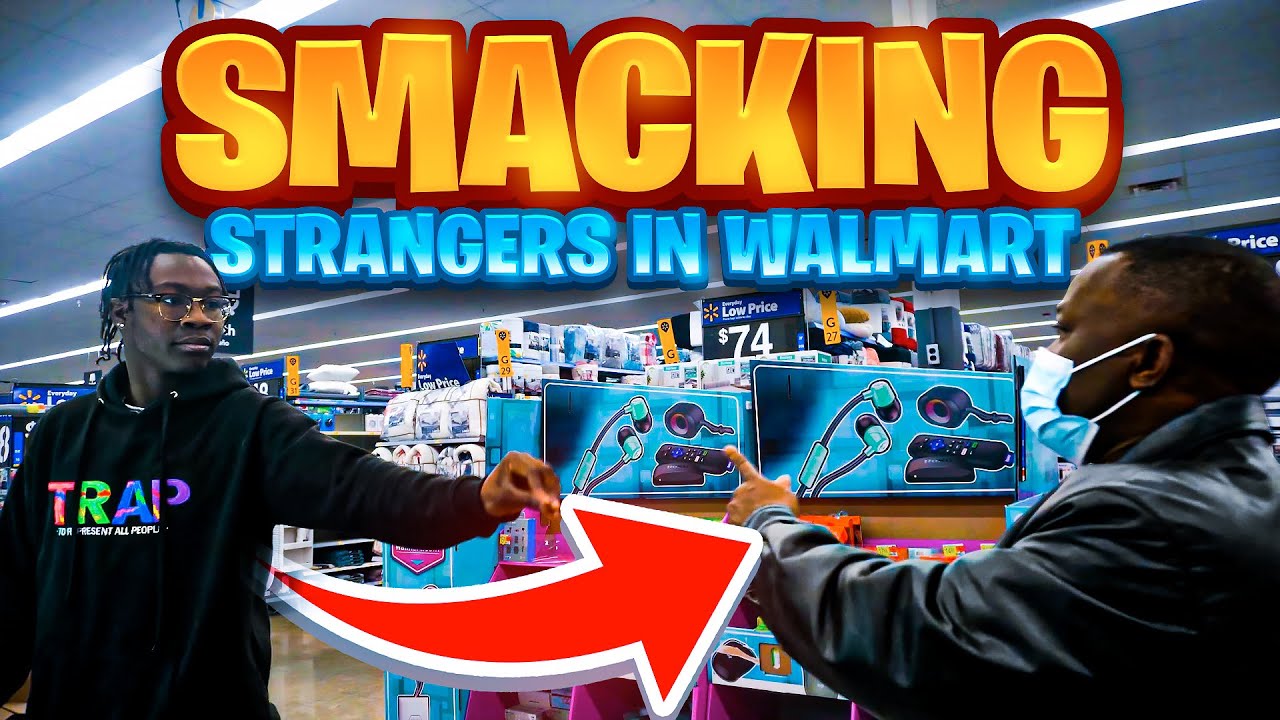 SMACKING STRANGERS IN WALMART PRANK! - YouTube