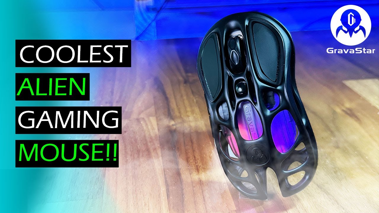 GravaStar's "Alien Bug" is A Wireless Gaming Mouse? - Mercury M2 - YouTube